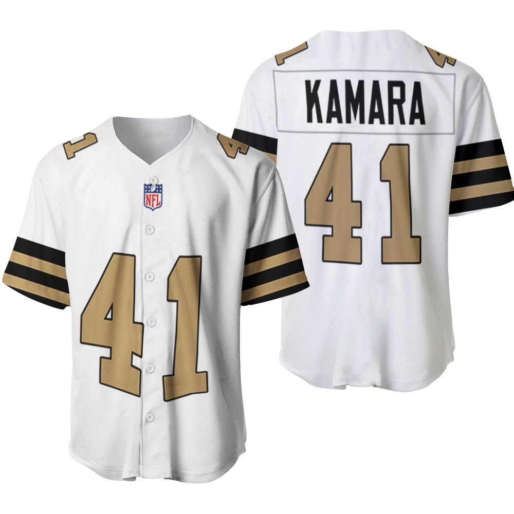 New Orleans Saints Alvin Kamara #41 Nfl American Football Team Logo Color Rush Custom 3d ...