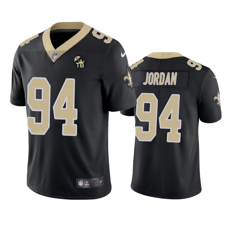 New Orleans Saints Cameron Jordan Black Tom Benson Memorial Patch Vapor ...