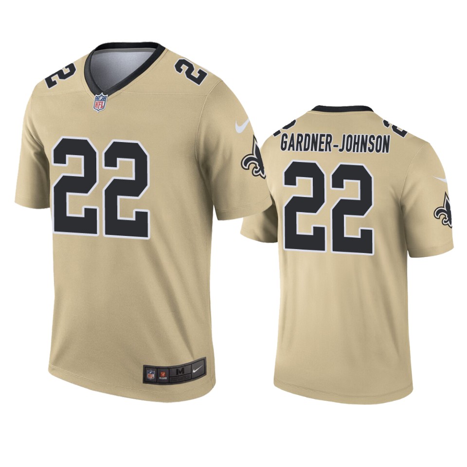 New Orleans Saints Chauncey Gardner-johnson Gold Inverted Legend Jersey ...