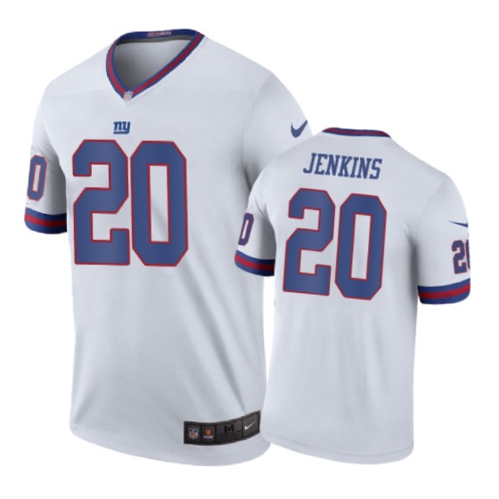 New York Giants #20 Janoris Jenkins Nike Color Rush White Jersey - Bluefink