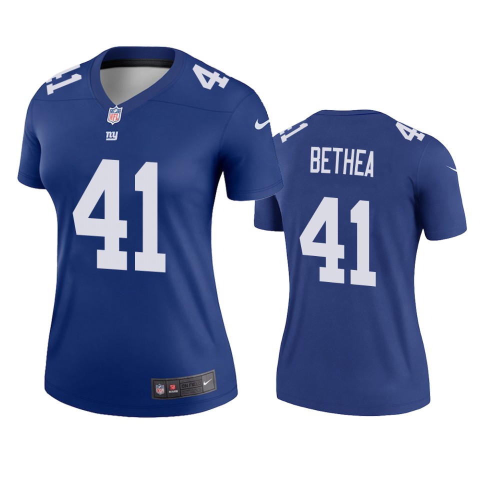New York Giants #41 Antoine Bethea Royal Legend Jersey - Bluefink