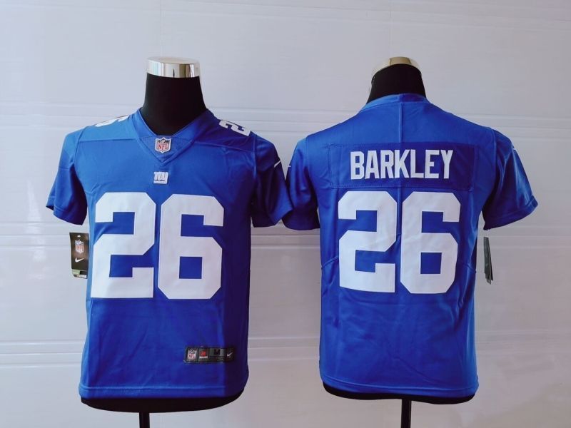 New York Giants Saquon Barkley #26 Nfl 2020 Cobalt Jersey - Bluefink