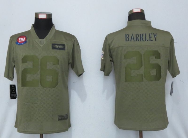 New York Giants Saquon Barkley #26 Nfl 2020 Moss Green Jersey - Bluefink