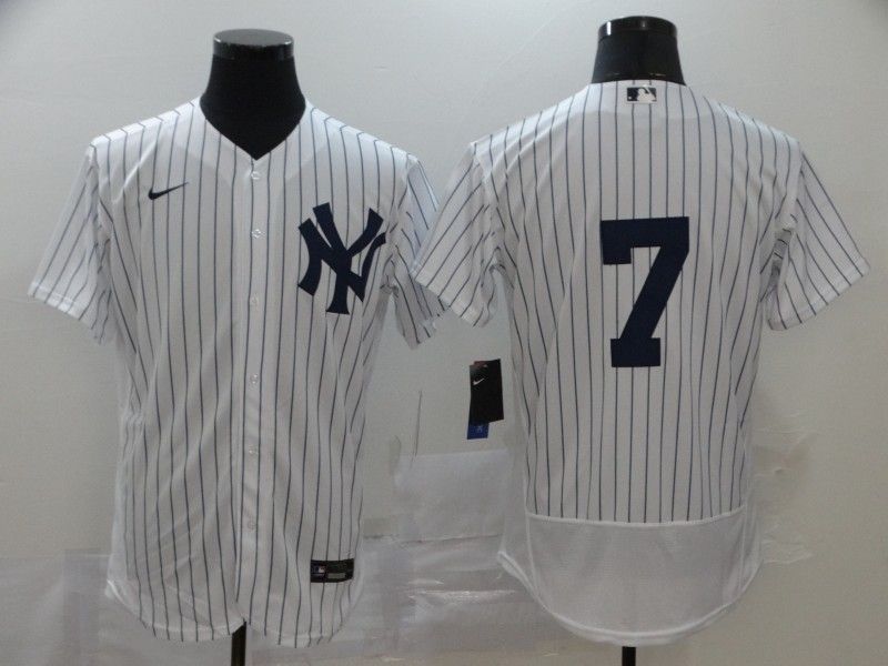 New York Yankees #7 Mickey Mantle 2020 Mlb White Jersey - Bluefink