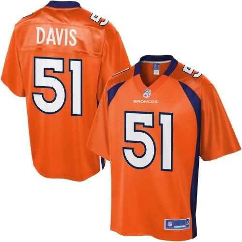 Nfl Pro Line Mens Denver Broncos Todd Davis Team Color Jersey - Bluefink