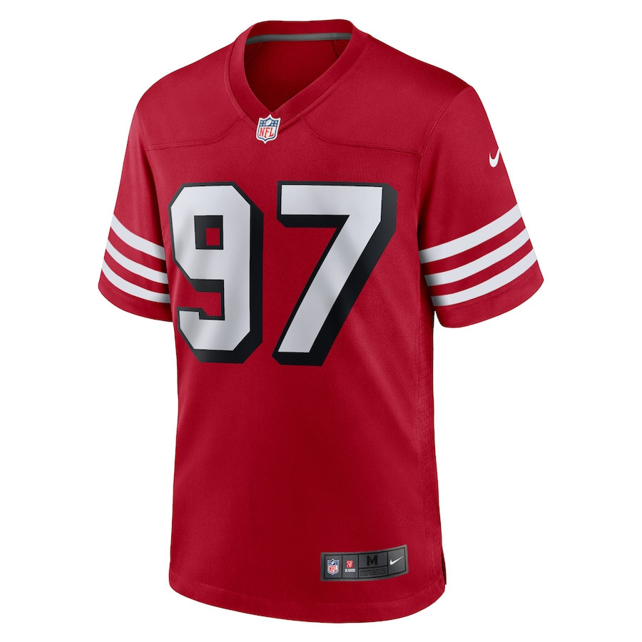 Nick Bosa 97 San Francisco 49ers Alternate Game Player Jersey - Scarlet ...