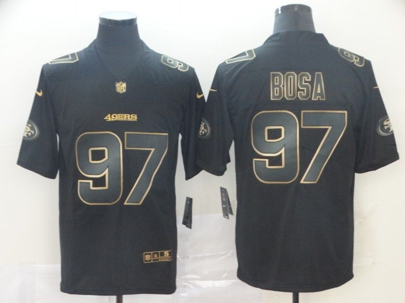 Nick Bosa #97 San Francisco 49ers Nfl Explosion Legendary Gold Black ...