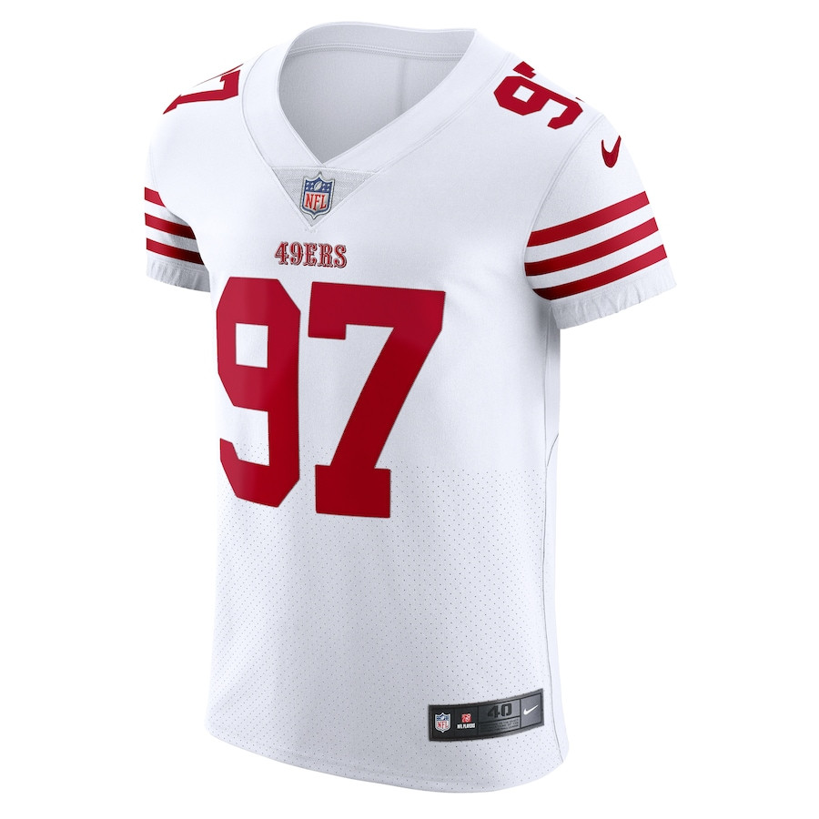 Nick Bosa 97 San Francisco 49ers Vapor Elite Jersey - White - Bluefink