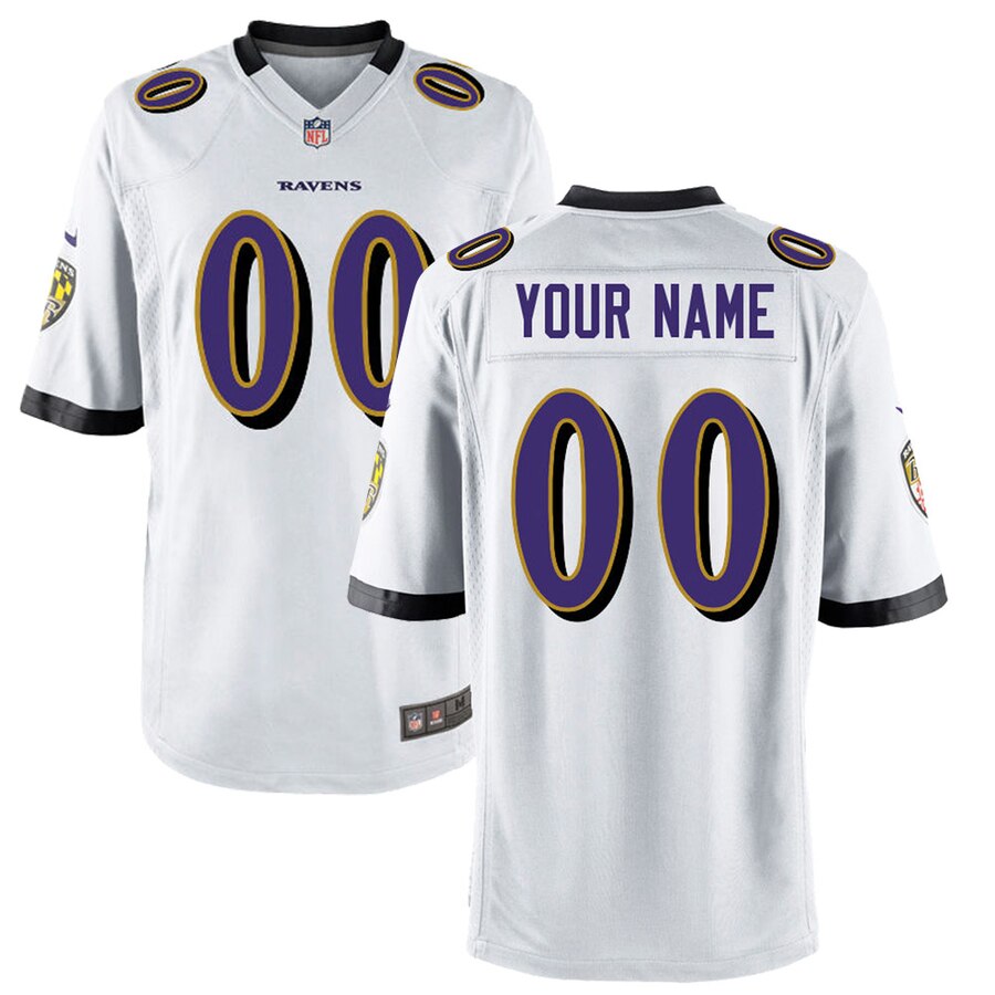 Nike Baltimore Ravens Custom Youth Game Jersey - Bluefink