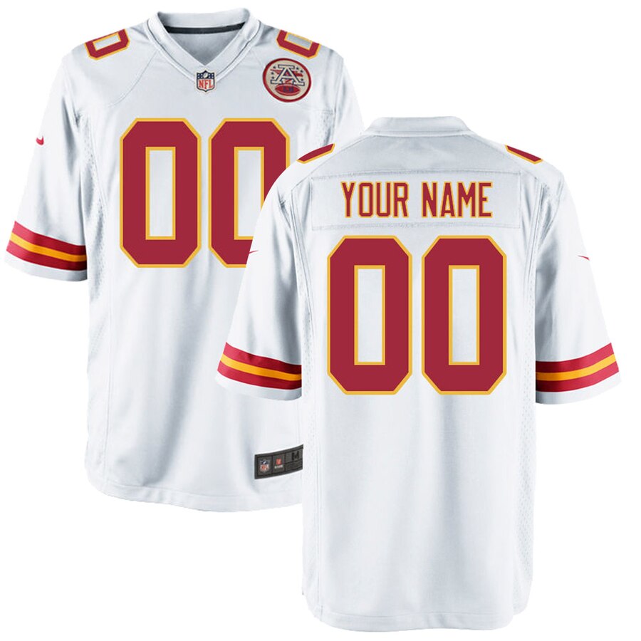 Nike Kansas City Chiefs Custom Youth Game Jersey - Bluefink