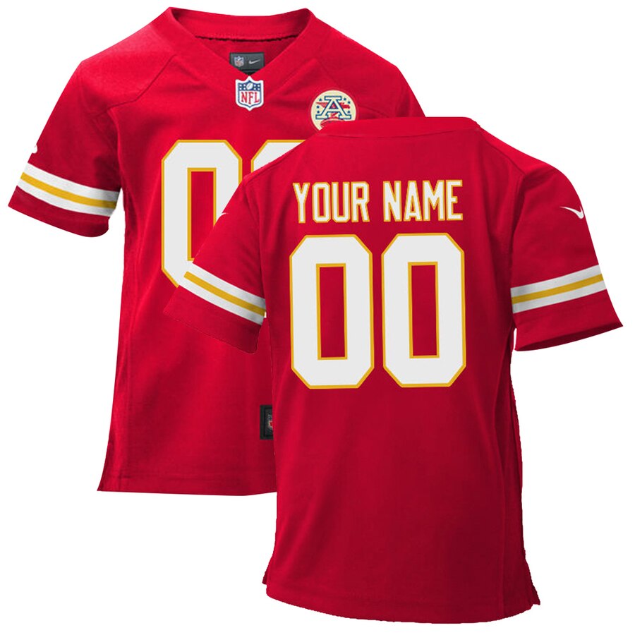 Nike Toddler Kansas City Chiefs Customized Team Color Game Jersey ...