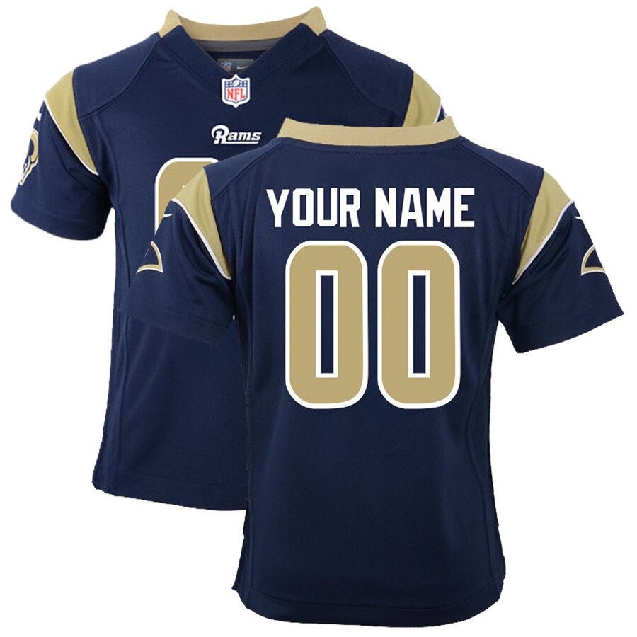 Nike Toddler Los Angeles Rams Customized Team Color Game Jersey - Bluefink