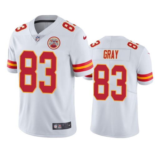 Noah Gray 83 Kansas City Chiefs White Vapor Limited Jersey - Bluefink