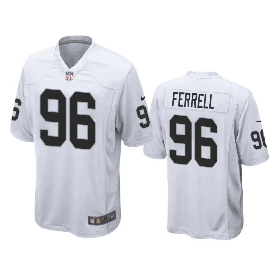 Oakland Raiders Clelin Ferrell 2019 Nfl Draft White Game Jersey - Bluefink