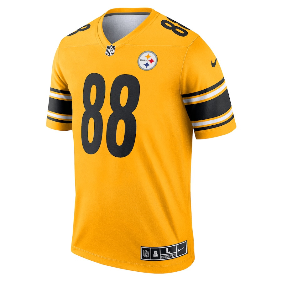 Pat Freiermuth 88 Pittsburgh Steelers Inverted Legend Jersey - Gold ...