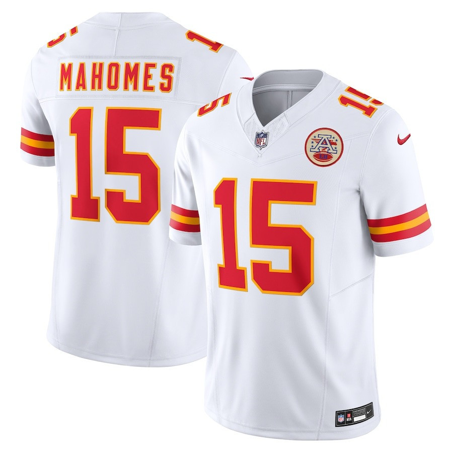 Patrick Mahomes 15 Kansas City Chiefs Vapor F.U.S.E. Limited Jersey ...