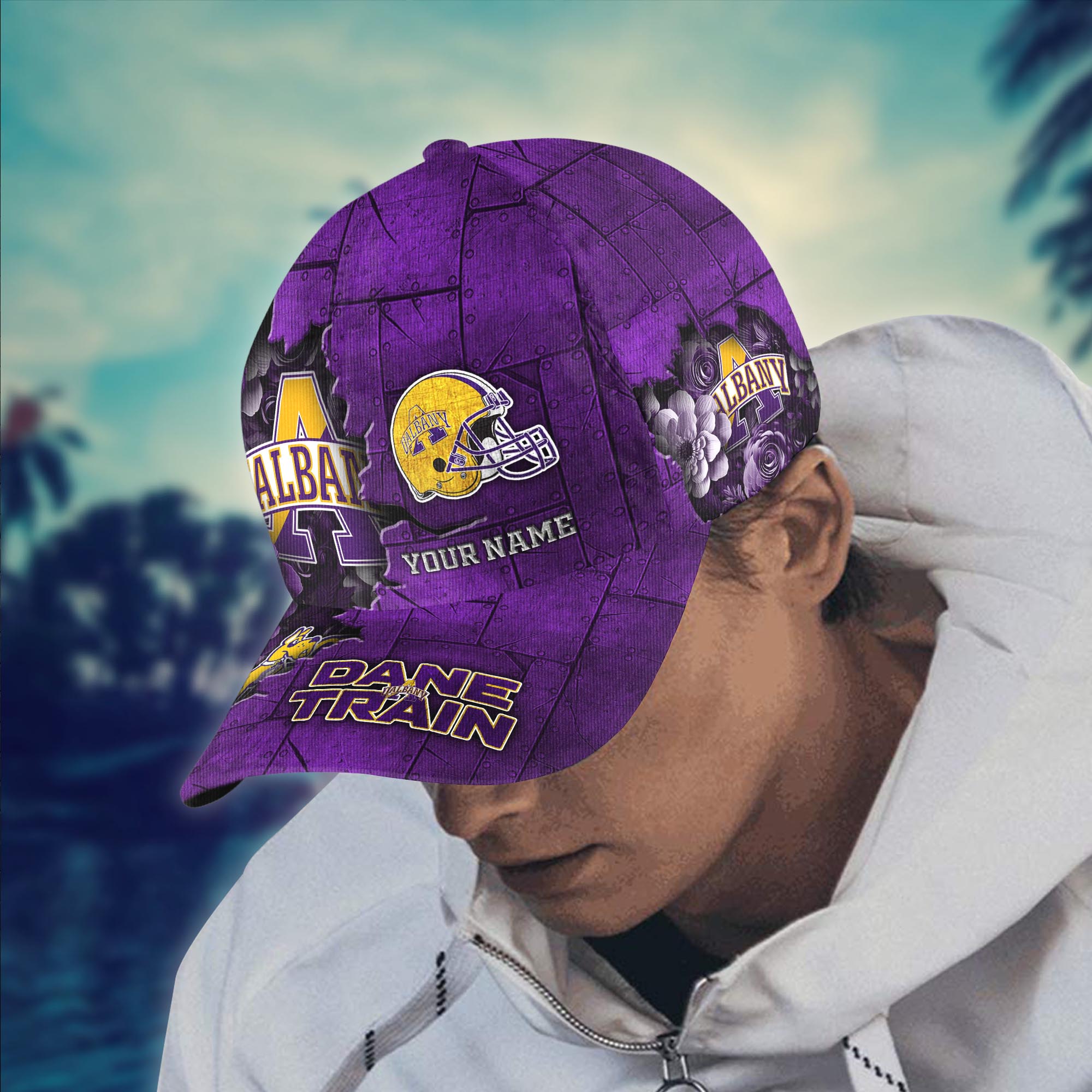 Personalized Albany Great Danes Cap for Fans - Bluefink