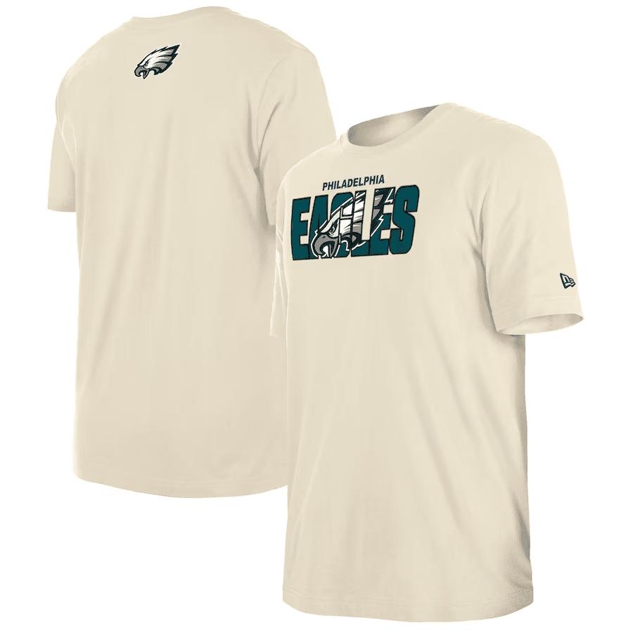 Philadelphia Eagles 2023 NFL Draft T-Shirt - Cream - Bluefink