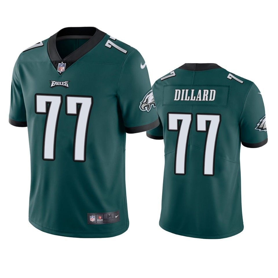 Philadelphia Eagles Andre Dillard 2019 Nfl Draft Green Vapor Limited ...