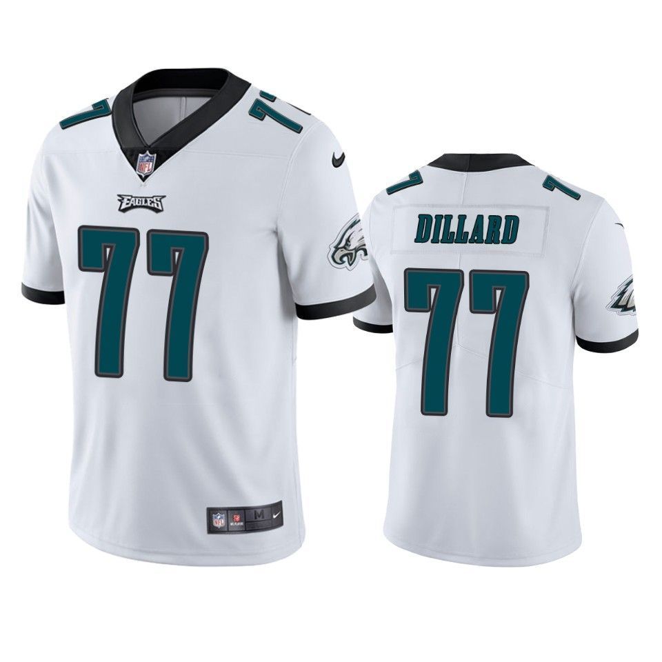 Philadelphia Eagles Andre Dillard 2019 Nfl Draft White Vapor Limited ...