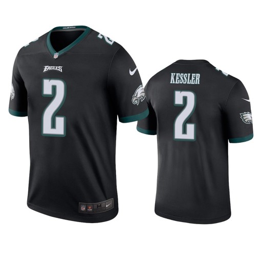 Philadelphia Eagles Cody Kessler Black Color Rush Legend Jersey - Bluefink