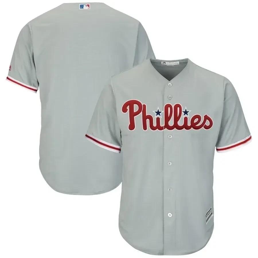 Philadelphia Phillies Alternate Official Cool Base Team Jersey - Gray ...