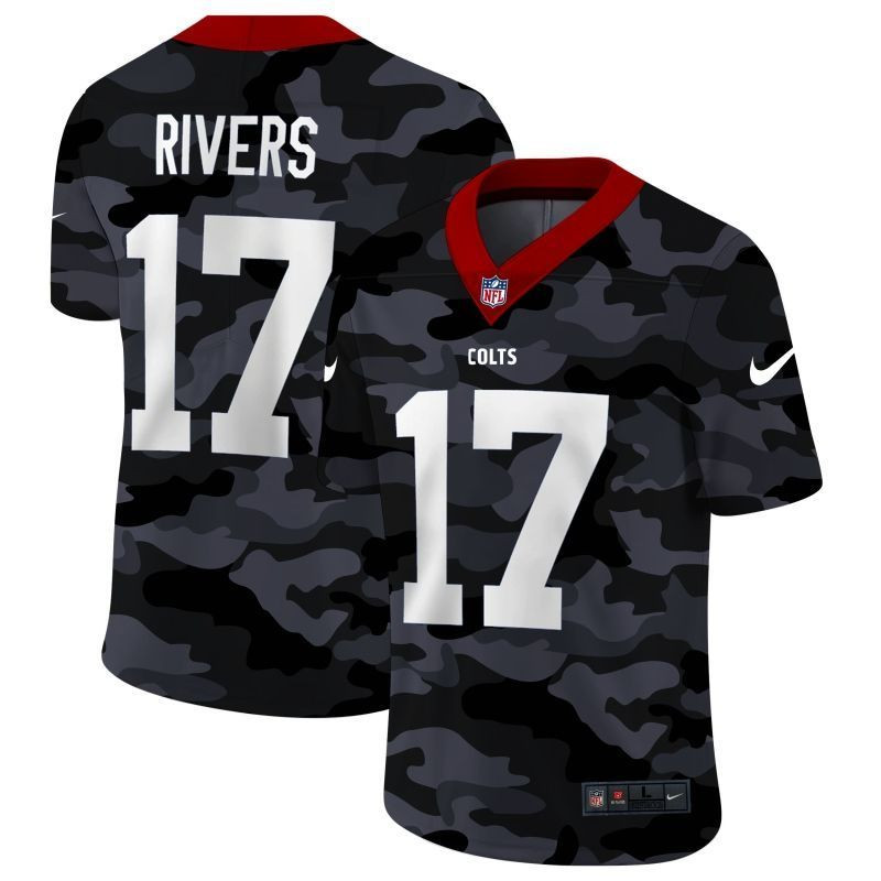 Philip Rivers #17 Nfl 2020 Camo Jersey - Bluefink