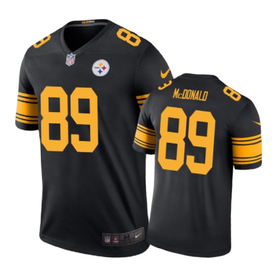 Pittsburgh Steelers #89 Vance Mcdonald Nike Color Rush Black Jersey ...
