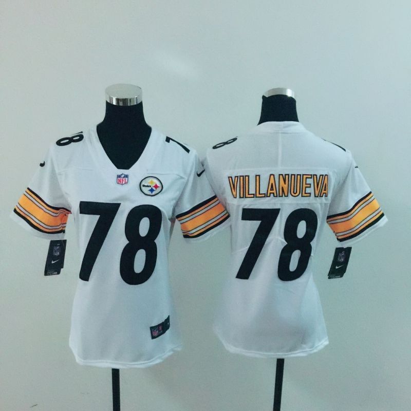 Pittsburgh Steelers Alejandro Villanueva #78 Nfl 2020 White Womens ...