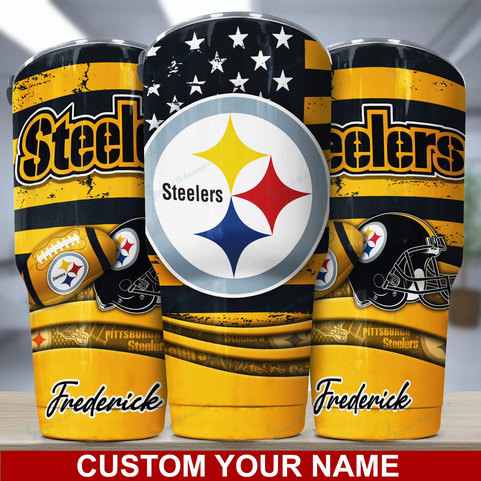Pittsburgh Steelers Custom Name Tumbler Limited Edition - Exclusive ...