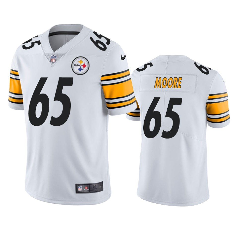 Pittsburgh Steelers Dan Moore 65 White Vapor Limited Jersey - Bluefink