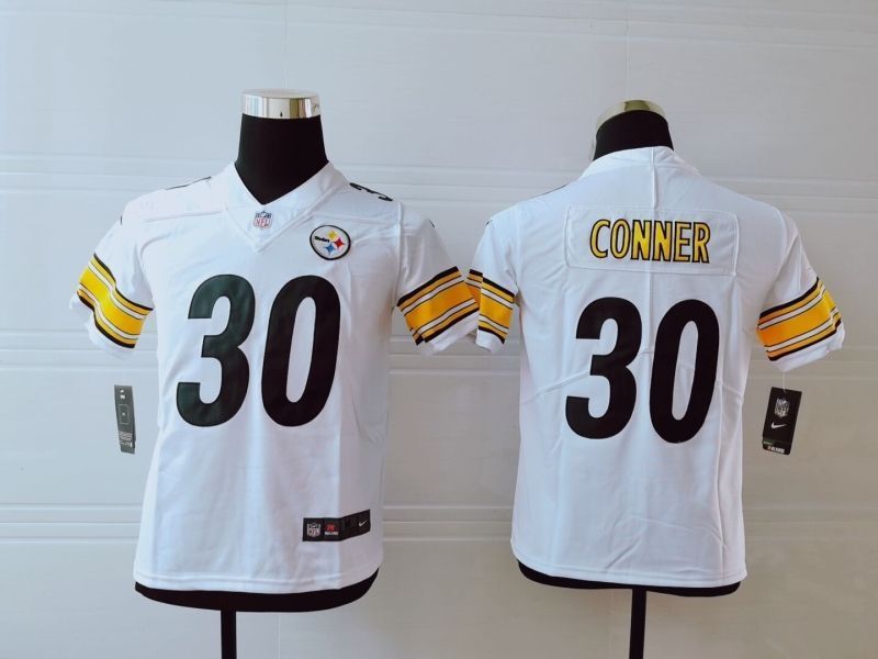 Pittsburgh Steelers James Conner #30 Nfl 2020 White Jersey - Bluefink