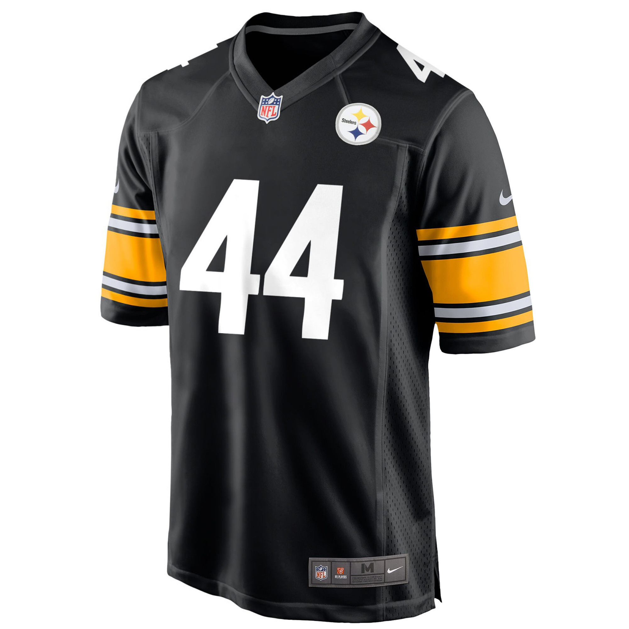 Pittsburgh Steelers Myles Jack 44 Game Jersey - Black Jersey - Bluefink