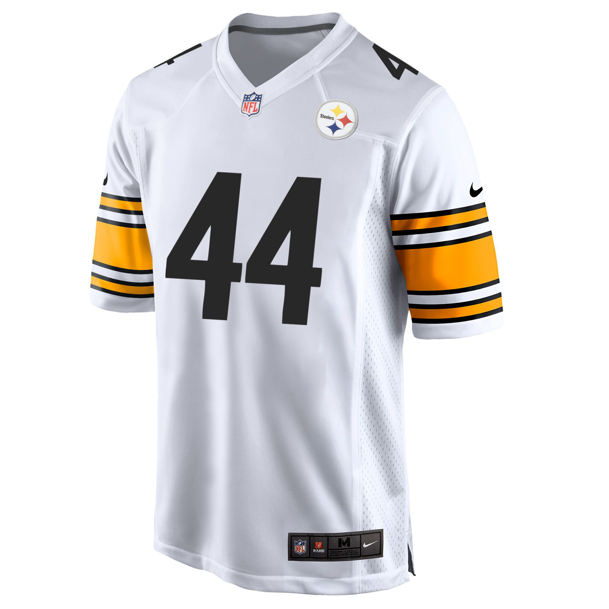 Pittsburgh Steelers Myles Jack 44 Game Jersey - White Jersey - Bluefink