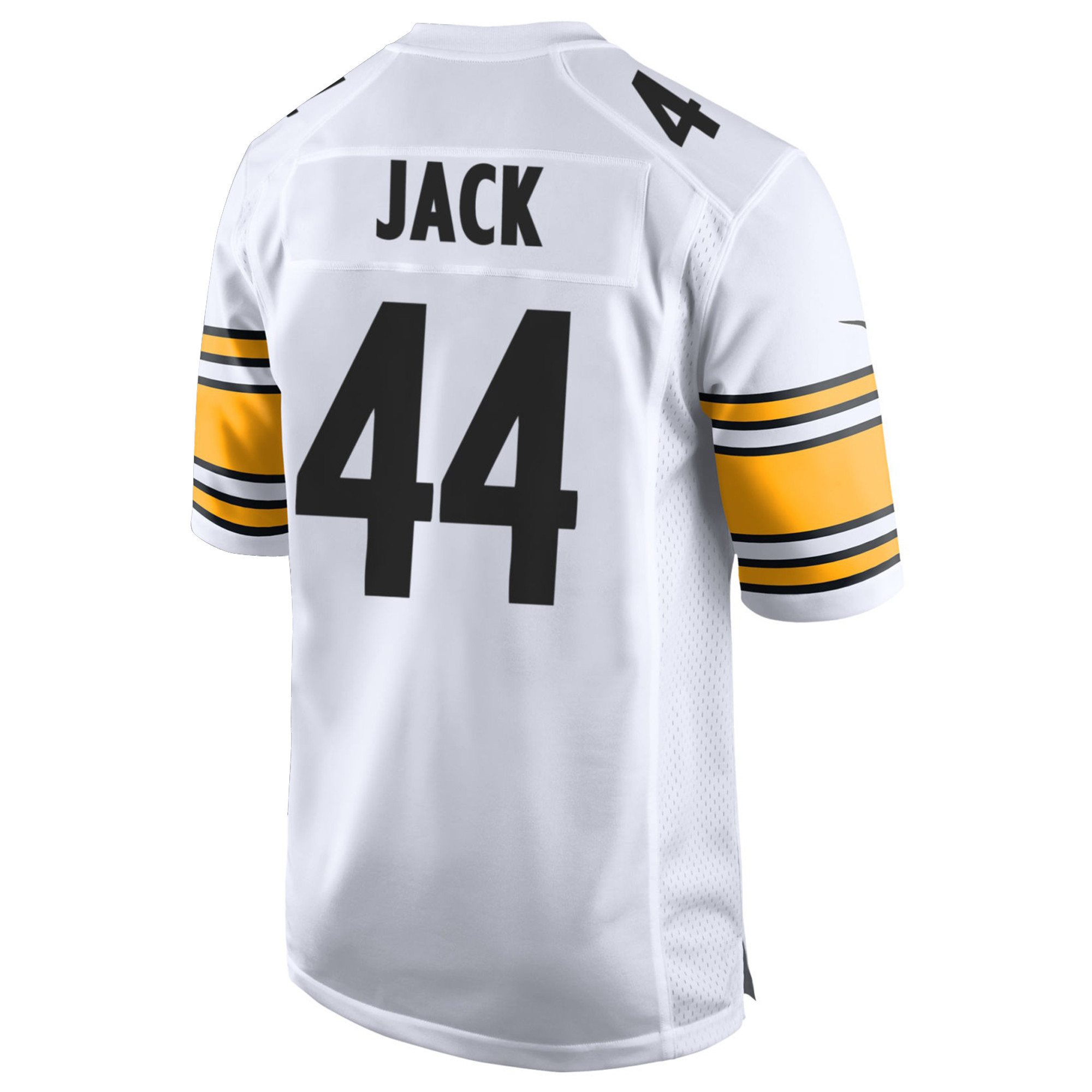 Pittsburgh Steelers Myles Jack 44 Game Jersey - White Jersey - Bluefink