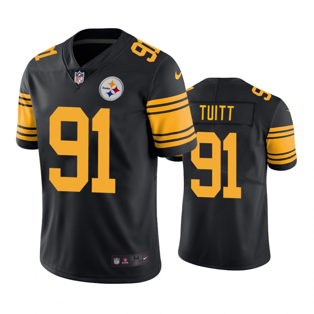 Pittsburgh Steelers Stephon Tuitt Black Nike Color Rush Limited Jersey ...