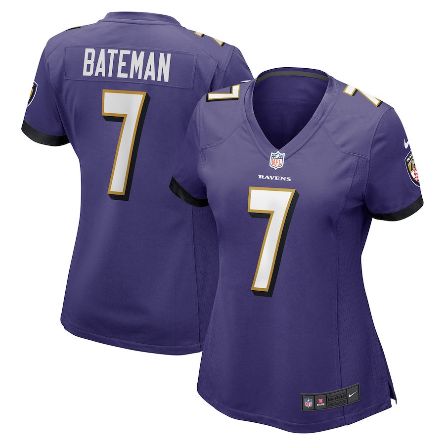 Rashod Bateman Baltimore Ravens Women's Game Jersey - Purple - Bluefink