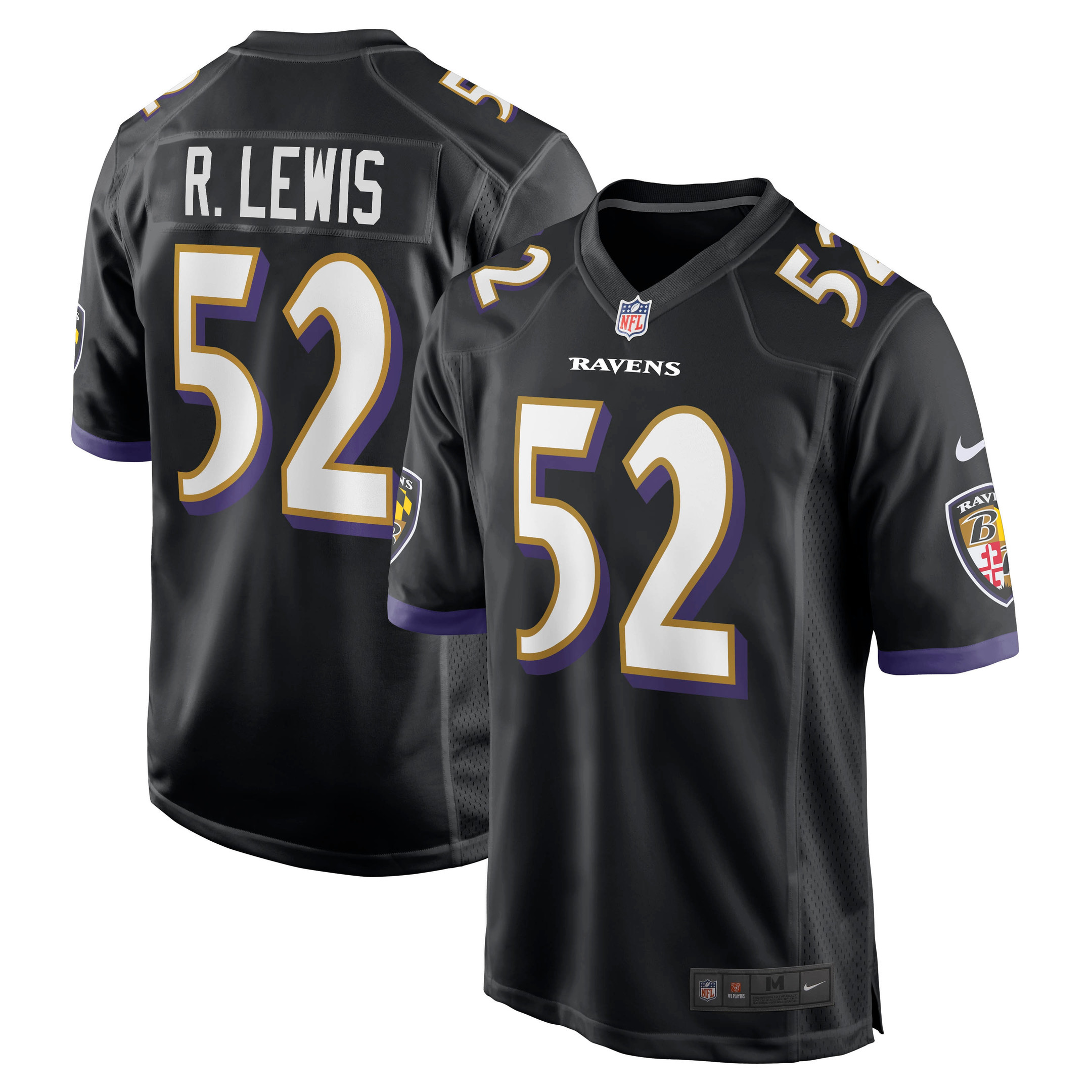 Ray Lewis Baltimore Ravens Retired Player Jersey Black Nfl - Bluefink