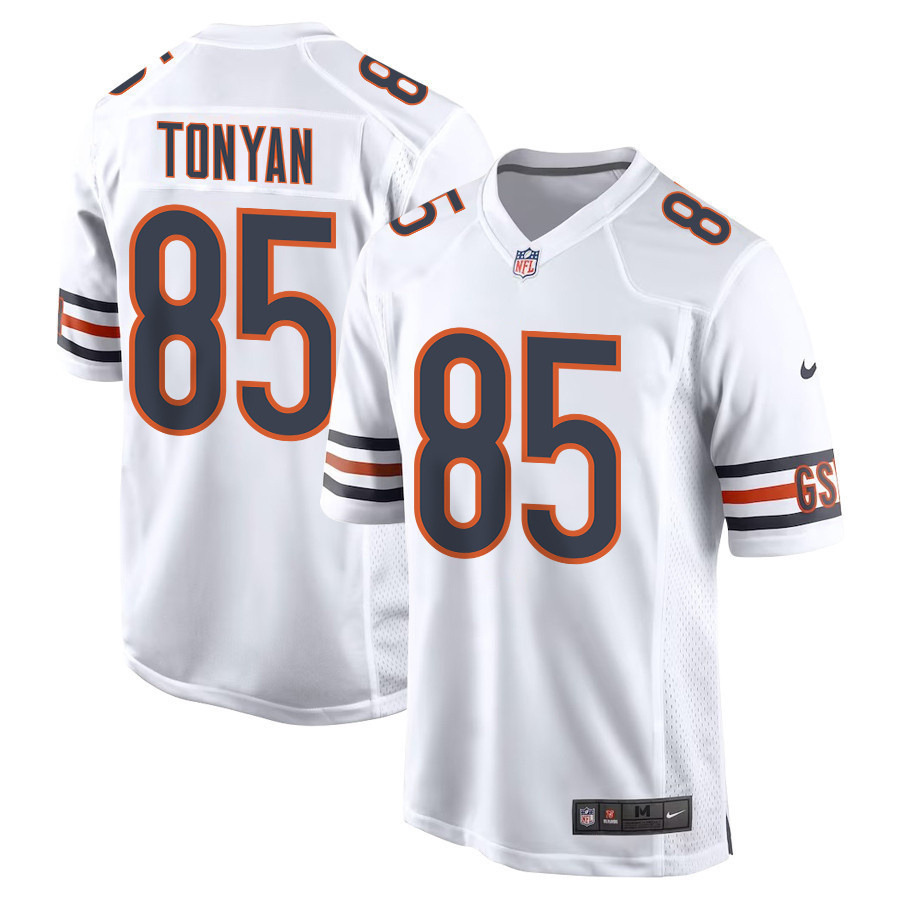 Robert Tonyan 85 Chicago Bears Men Game Jersey - White - Bluefink