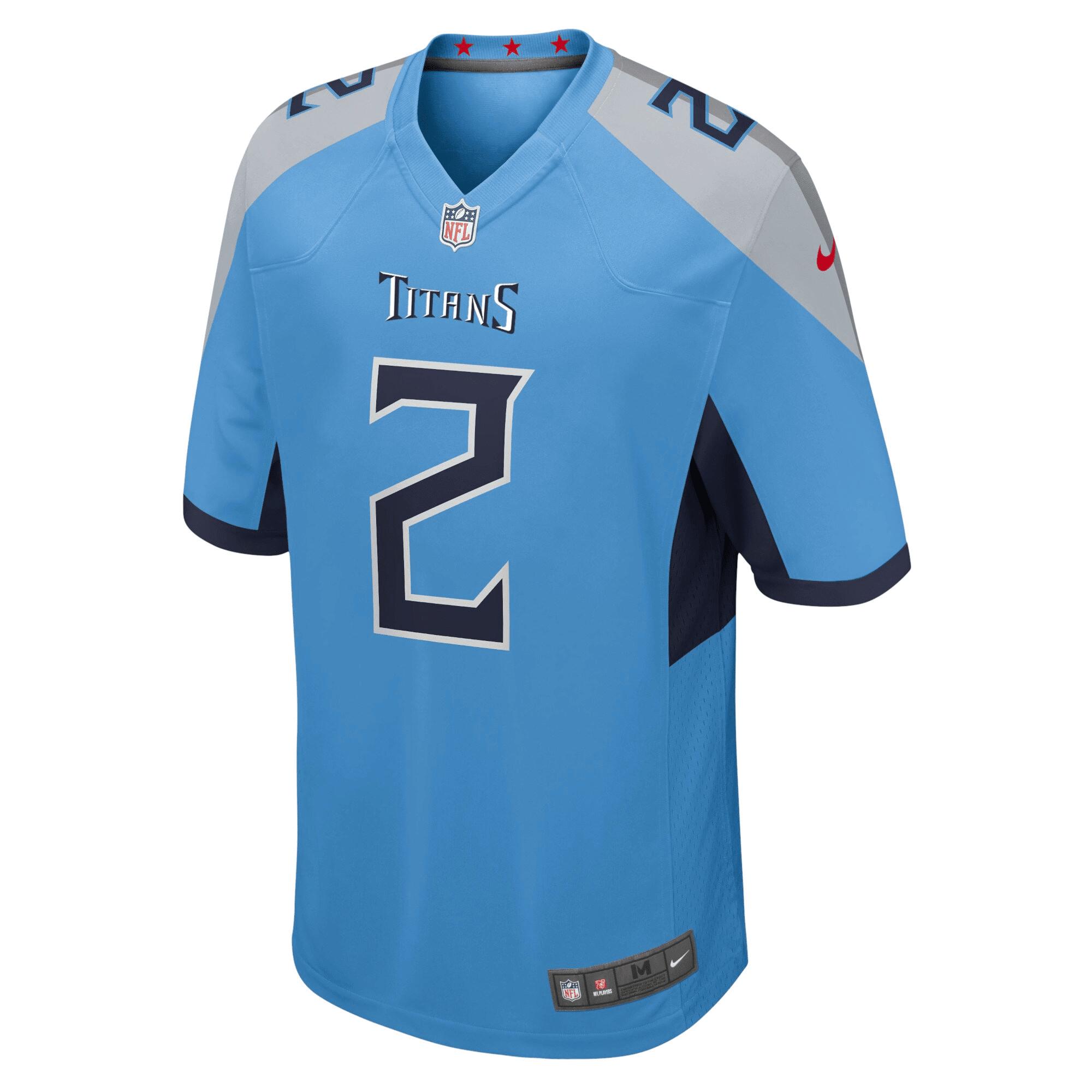 Robert Woods 2 Tennessee Titans Alternate Game Men Jersey - Light Blue ...