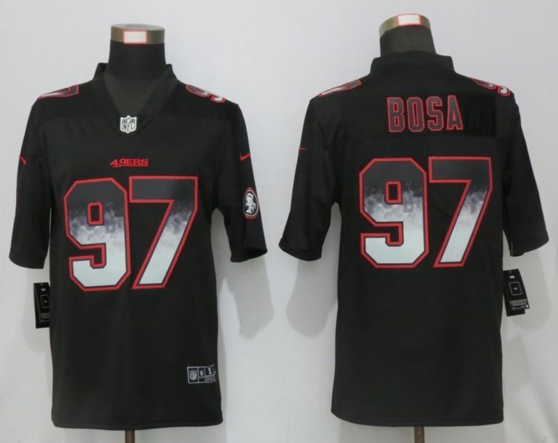San Francisco 49ers Nick Bosa #97 Nfl 2020 Black Jersey - Bluefink