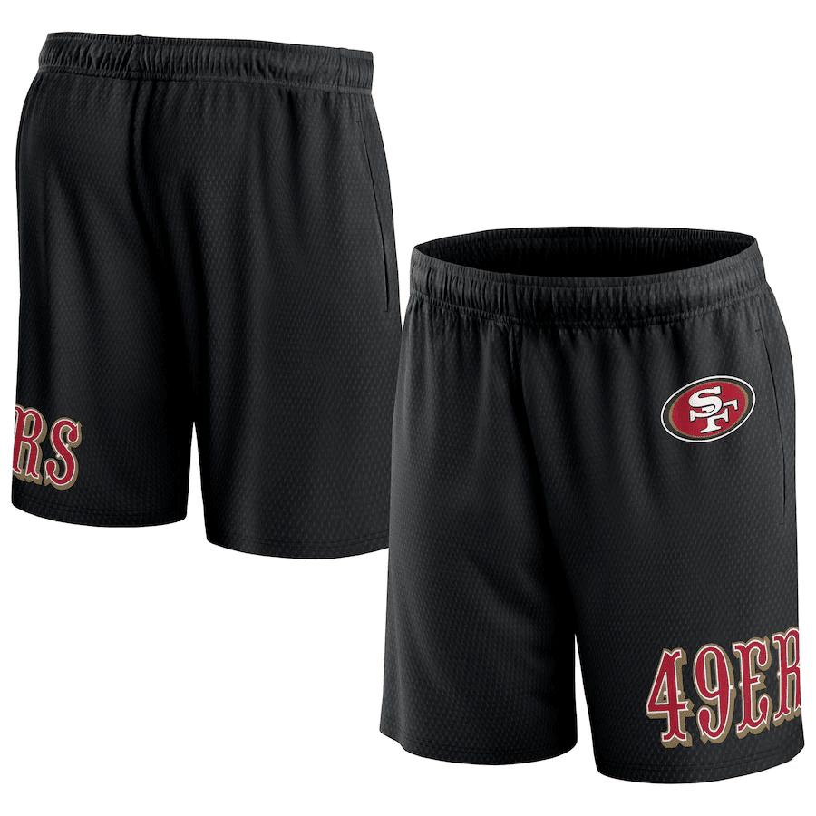 San Francisco 49ers Team Black Clincher Shorts - Men - Bluefink