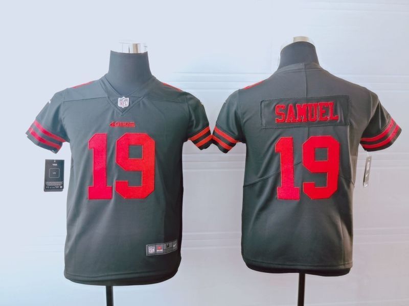 San Francisco 49erss Samuel #19 Nfl 2020 Dark Grey Jersey - Bluefink