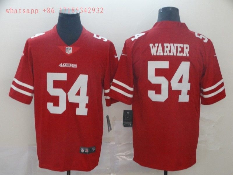 San Francisco Fred Warner #54 2020 Nfl Red Jersey - Bluefink