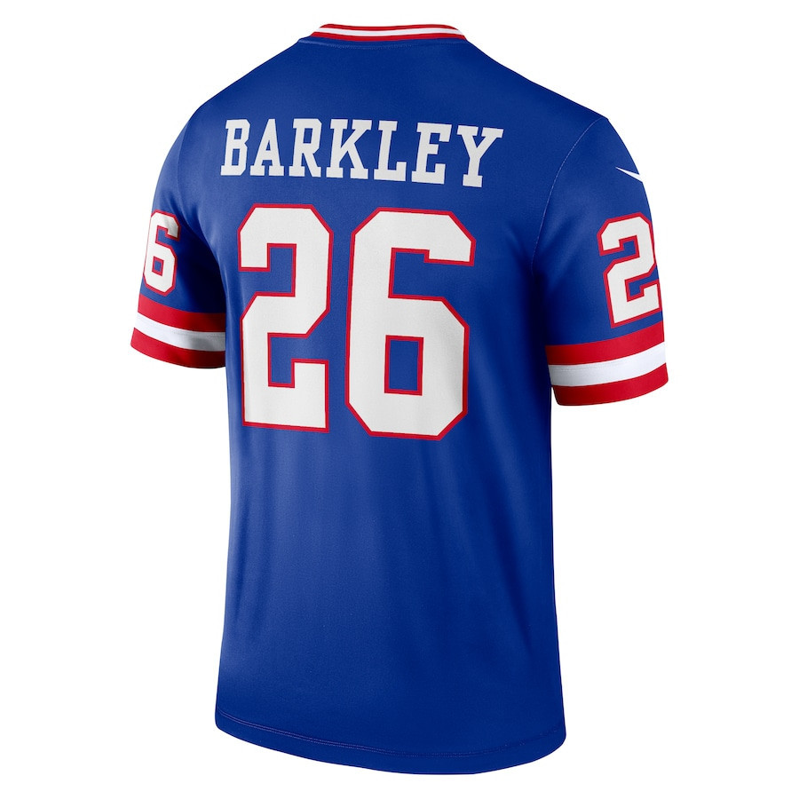 Saquon Barkley 26 New York Giants Classic Player Legend Jersey - Royal ...