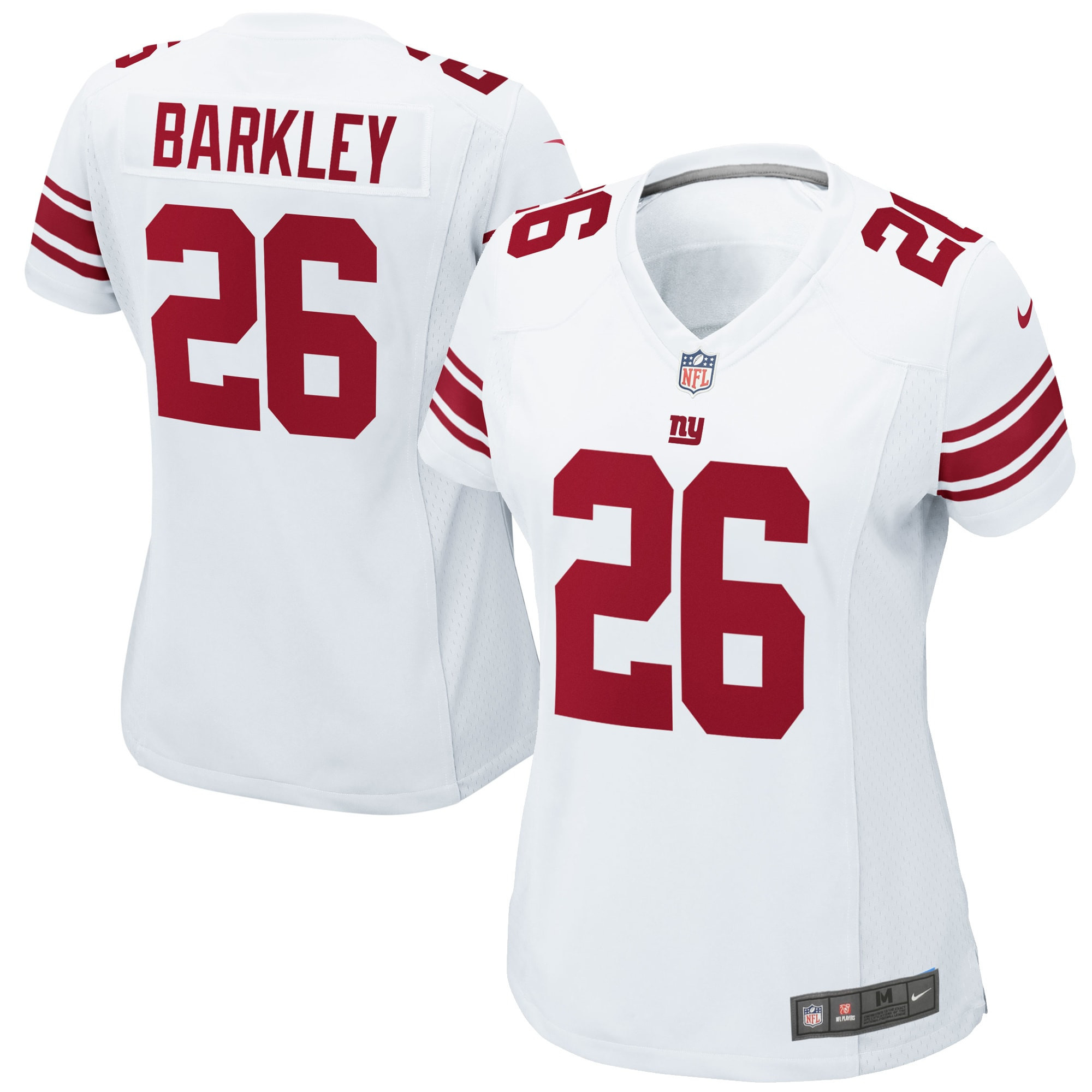 Saquon Barkley New York Giants Womens Game Jersey - White Nfl - Bluefink