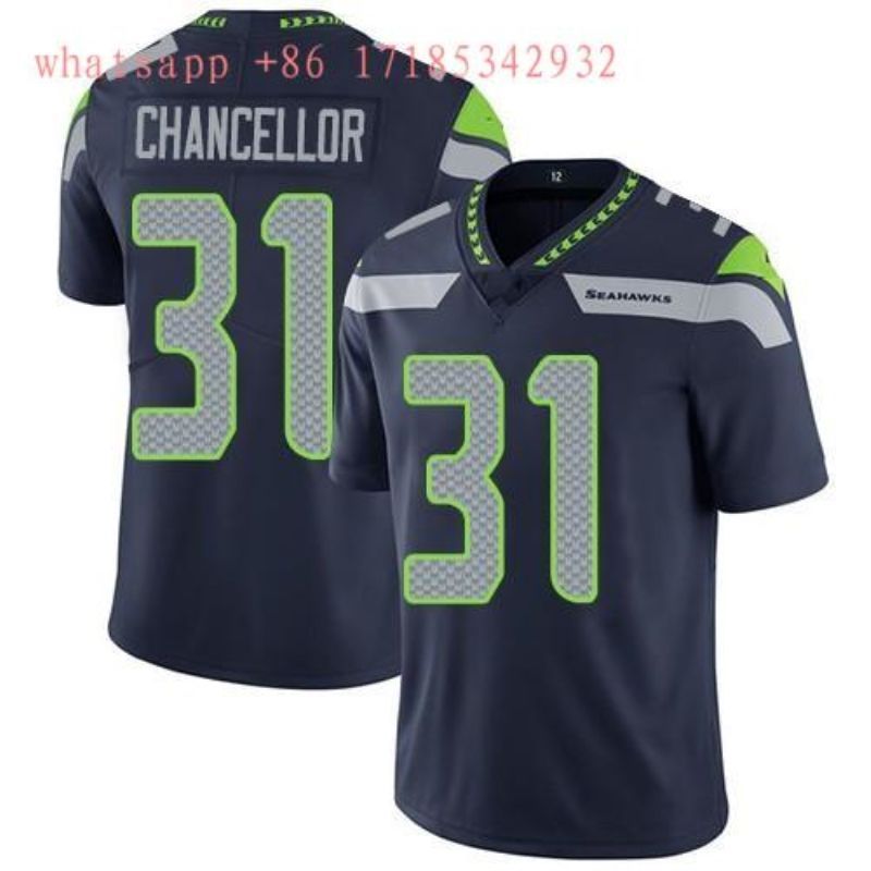 Seattle Seahawks Kam Chancellor #31 2020 Nfl Blue Jersey Jersey - Bluefink