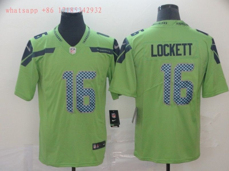 Seattle Seahawks Tyler Lockett #16 2020 Nfl Green Jersey Jersey - Bluefink