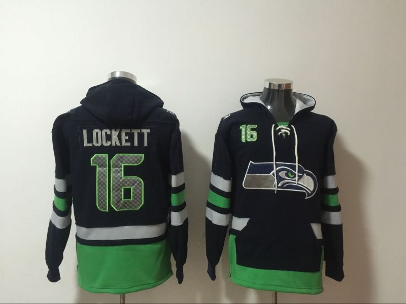 Seattle Seahawks Tyler Lockett #16 Nfl 2020 Black Jersey - Bluefink