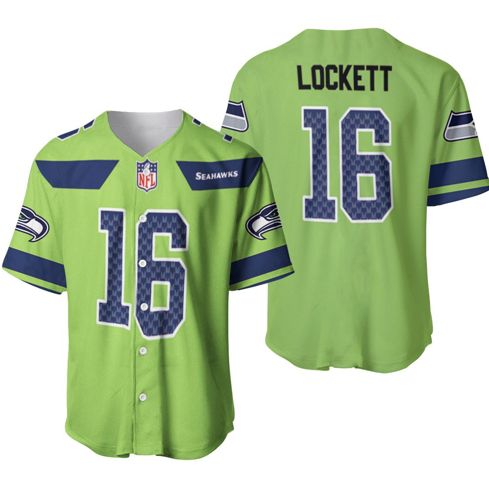 Seattle Seahawks Tyler Lockett #16 Nfl American Football Green Color ...